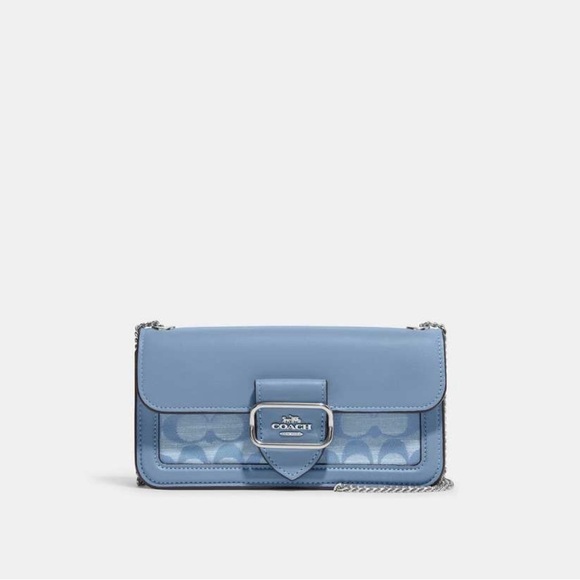 Coach | Bags | Coach Morgan Crossbody In Signature Chambray Smooth ...